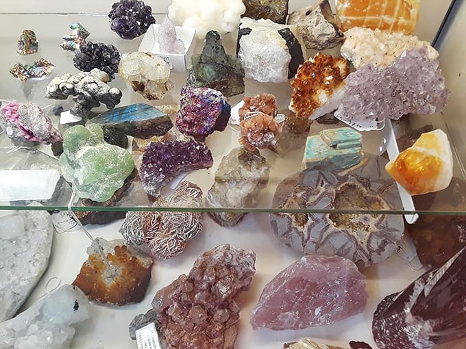 Nature's jewelry box spilled open &ndash; these mineral specimens are geological time capsules that make modern bling look positively uninspired.