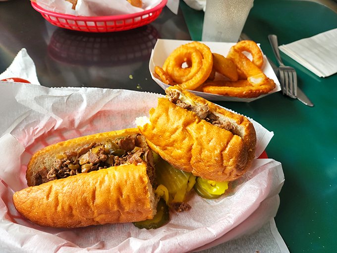This Philly cheesesteak could make a vegetarian question their life choices&mdash;golden, glorious, and absolutely worth the drive.