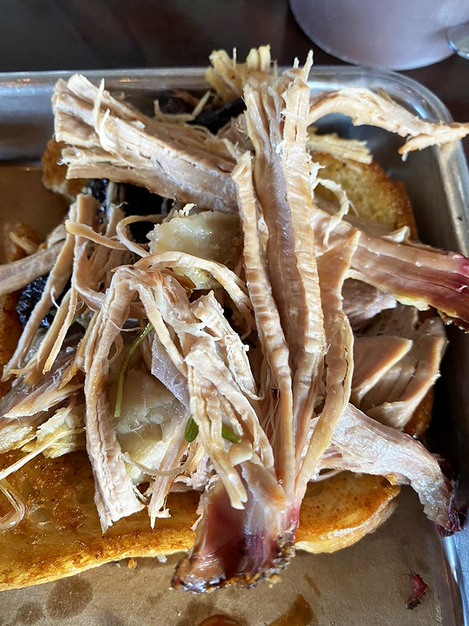 Pulled pork so tender, it practically falls apart when you look at it sideways &ndash; resistance is futile.