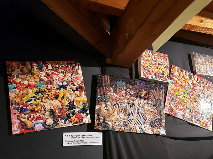 Even the puzzles celebrate the shaker obsession! These intricate collages transform tiny collectibles into impressive works of art that boggle the mind.