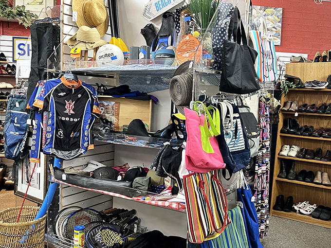 Sports gear and outdoor equipment await their next adventure with new families in Flagstaff.
