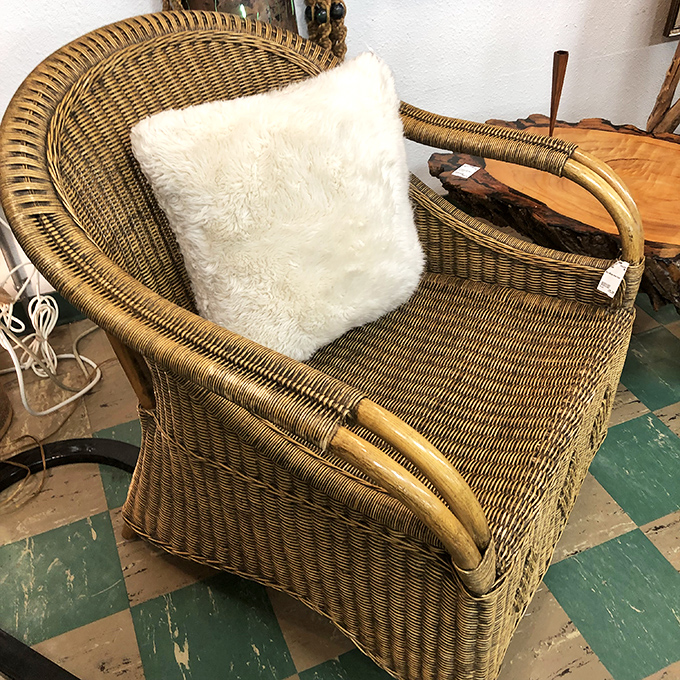 This rattan chair isn't just furniture&mdash;it's a time machine to 1970s sunrooms where cocktails were served with paper umbrellas and conversation flowed freely.