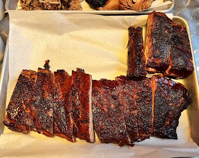 These ribs don't just fall off the bone&mdash;they make a compelling argument for skipping your next dental appointment. The bark alone is worth the drive.