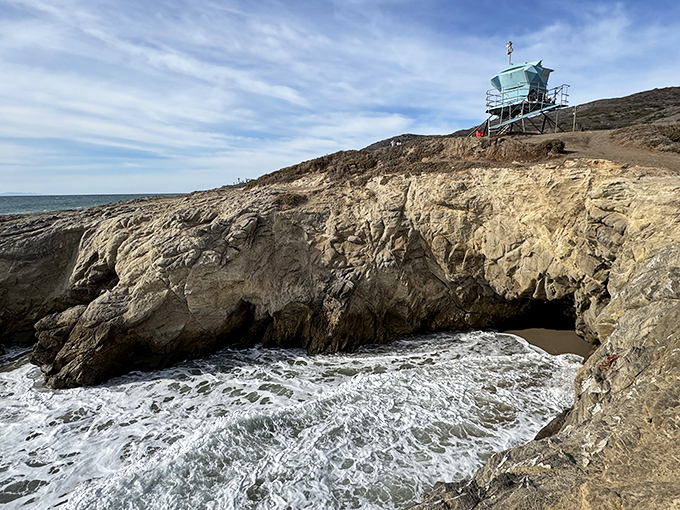 
Nature's architecture at its finest &ndash; no permits required, no renovations needed, just timeless coastal masterpieces shaped by wind and waves. 
