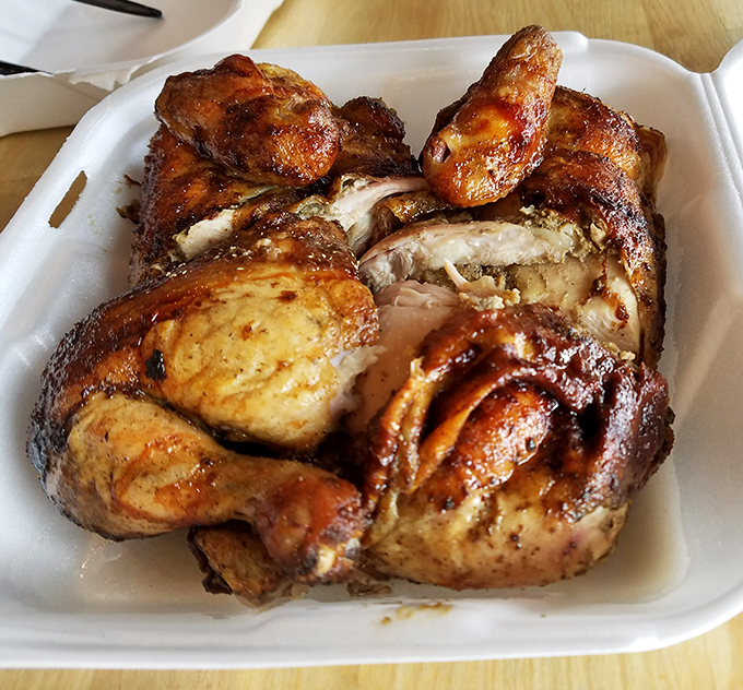 Behold the star of the show&mdash;rotisserie chicken with skin so perfectly caramelized it deserves its own Instagram account and fan club.