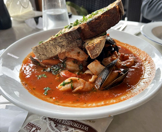 This seafood display case could make a vegetarian reconsider their life choices.