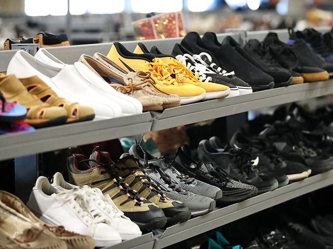 From sneakers to stilettos, this footwear collection rivals Imelda Marcos's closet – minus the controversy.