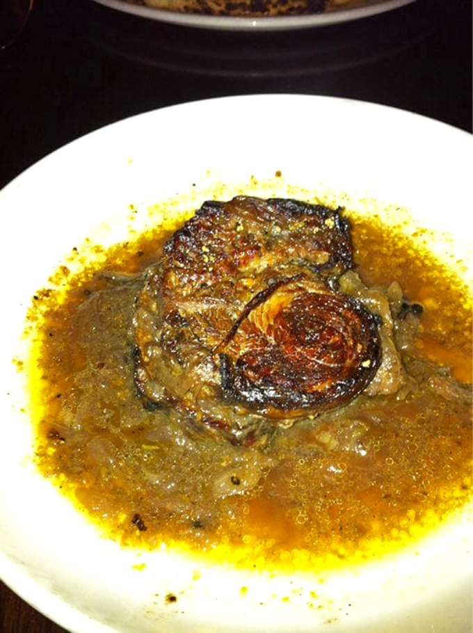 The short rib doesn't just fall off the bone&mdash;it practically leaps onto your fork, swimming in a sauce you'll want to bottle and take home.