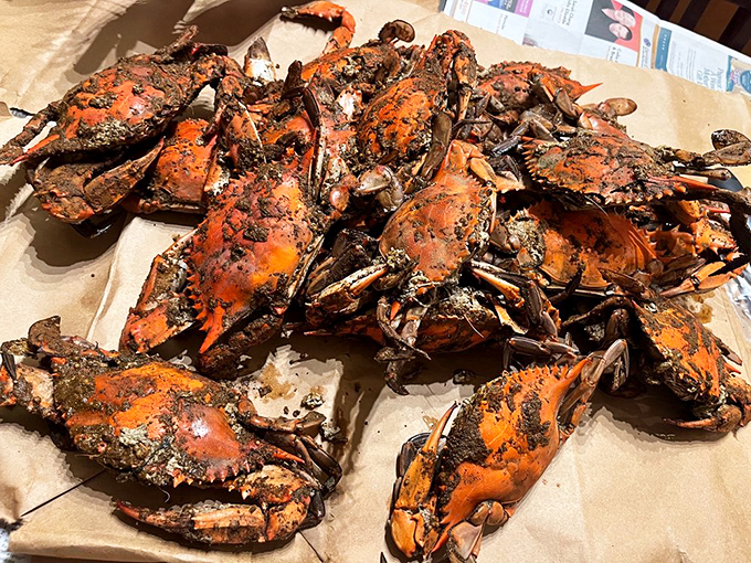 Behold the Mount Rushmore of Maryland dining &ndash; steamed crabs so perfect, they should be the state flag.