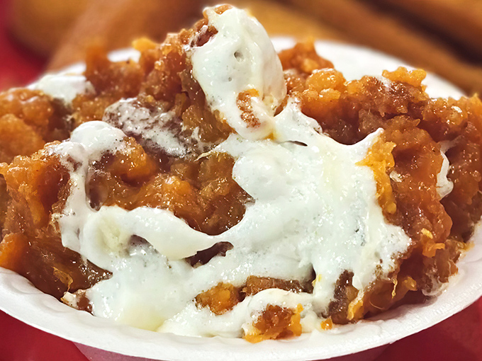 Sweet potato casserole that makes you question your life choices&mdash;why haven't you been eating this every day? The marshmallow topping melts into sweet potato heaven.