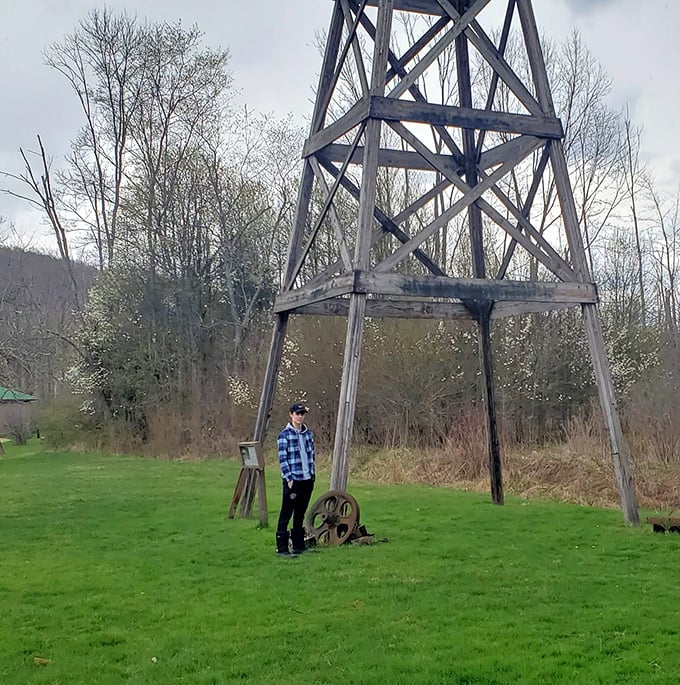 Standing beneath a restored oil derrick, visitors can imagine the thunderous moment when Pennsylvania's first gusher erupted.