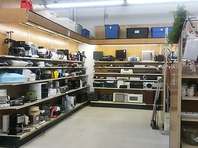 The electronics graveyard, where yesterday's cutting-edge gadgets find new purpose. That coffee maker might outlast the one you just paid full price for!