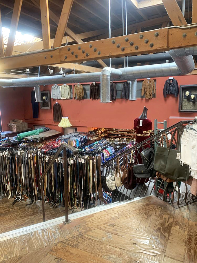 From this bird's eye view, the organized chaos below looks like a fashionista's fever dream come true.