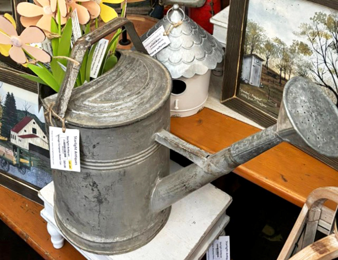 This isn't just a watering can&mdash;it's a time machine to Grandpa's garden, complete with the patina that only decades of faithful service can create.