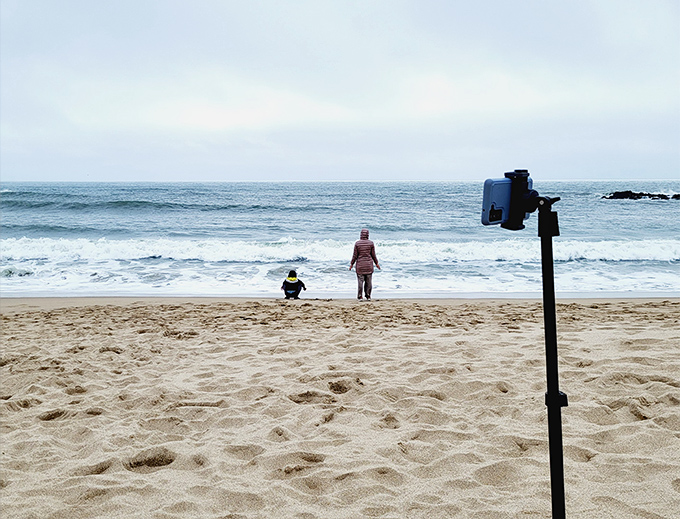 Quiet moments at the ocean's edge, where the rhythmic waves provide life's most soothing soundtrack.