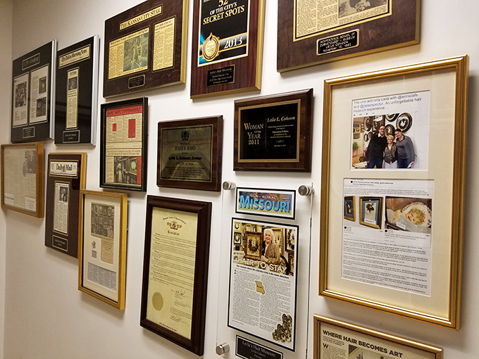 The wall of fame showcases media recognition that proves even in our digital age, this analog art form still captivates.