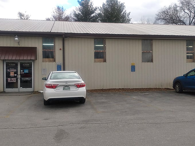 The 111 Flea Market's unassuming exterior hides a world of possibilities. Sometimes the plainest packages hold the best surprises!