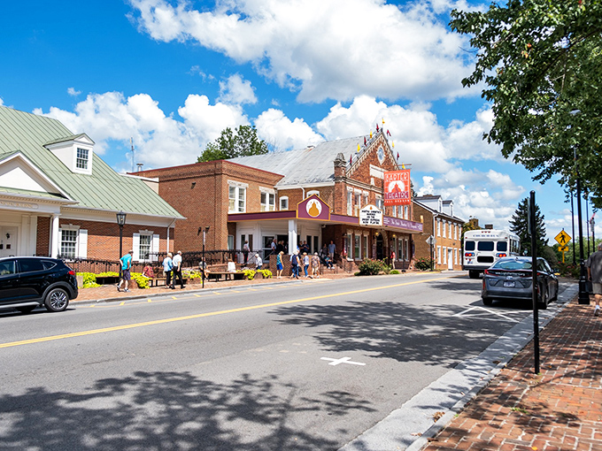 Abingdon's historic downtown streets tell stories with every brick and storefront. A living museum where your Social Security check stretches further than your imagination.