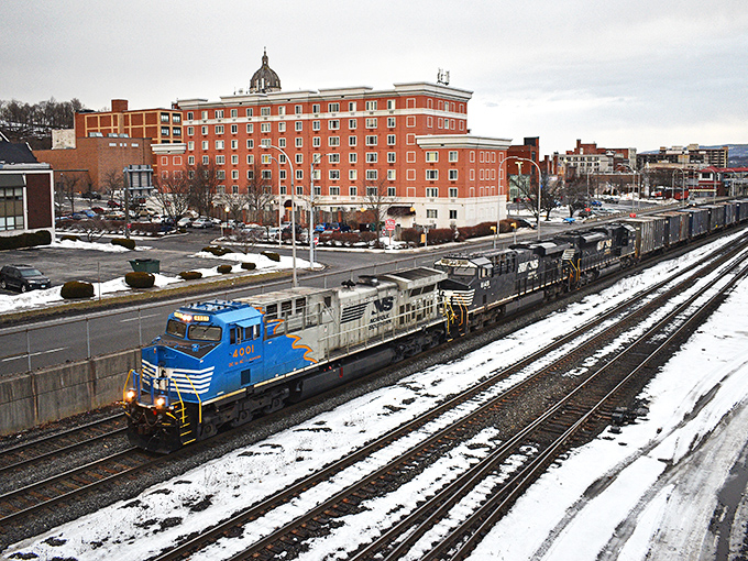 Altoona's grand buildings recall the glory days of rail travel, when steam engines and steel built America.
