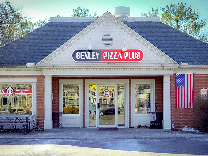 Bexley Pizza Plus: Don't let the humble storefront fool you &ndash; this place has trophies that fancy big-city pizzerias dream about.