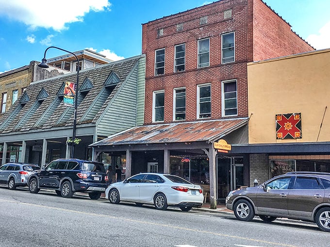 Boone's brick buildings house everything from bookstores to bistros. College town energy meets mountain magic!