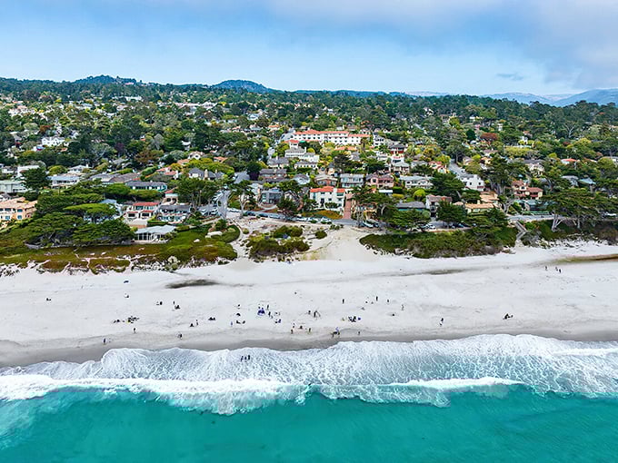 Carmel's white sand beach stretches out like nature's welcome mat. The perfect spot to wiggle your toes and forget about deadlines.