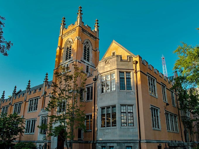 Columbia's blend of historic and modern architecture creates a skyline where yesterday and tomorrow have decided to be neighbors.