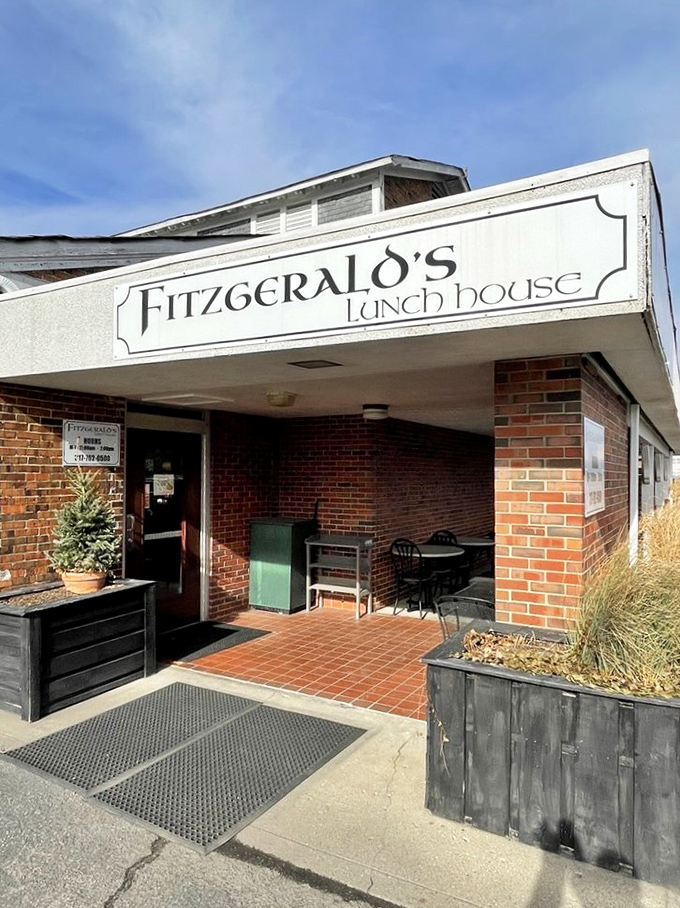 Fitzgerald's unassuming brick exterior is the Clark Kent disguise for a Superman of lunch spots, serving sandwiches worth setting alarms for.