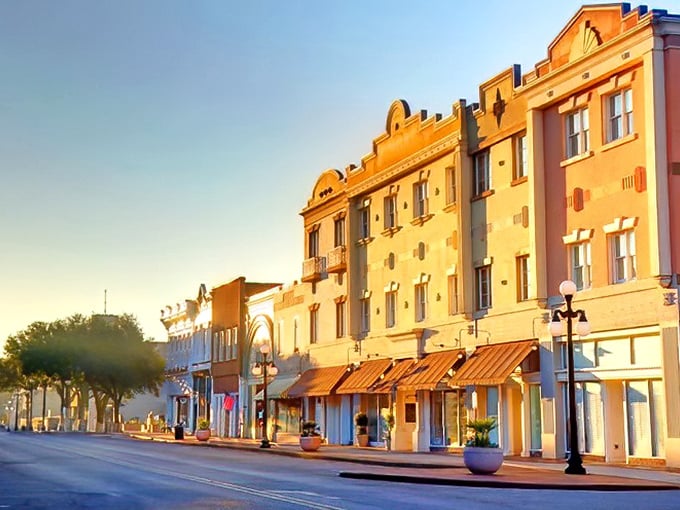 Historic courthouse grandeur anchors this town square where community life still revolves around genuine human connection. 