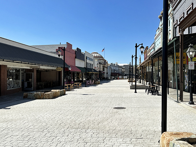 Grass Valley's pedestrian mall invites leisurely strolls through Gold Country history without a single car horn interrupting your thoughts.