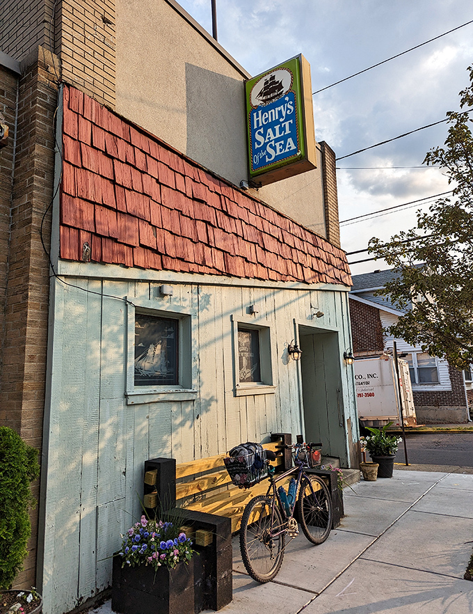 That humble bench outside Henry's has held generations of happy diners waiting for their seafood fix. 