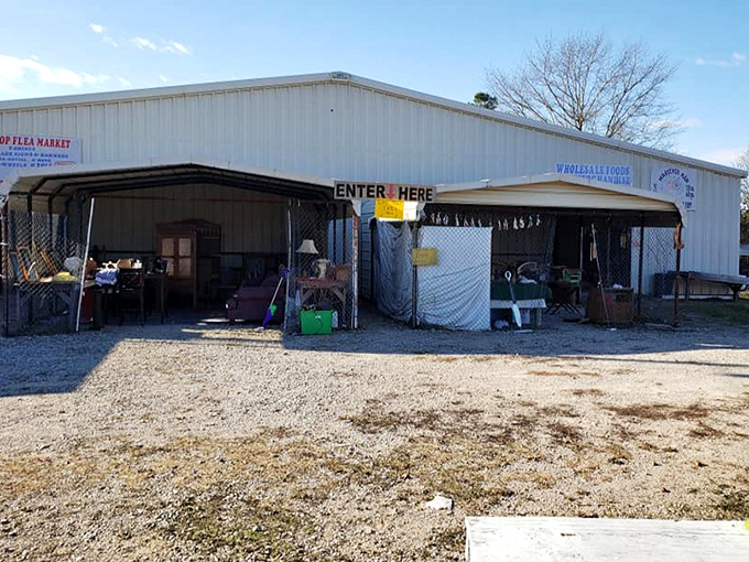 At Hilltop Flea Market, yesterday&rsquo;s treasures find new homes beneath rustic metal awnings, where deals are always waiting to be made.