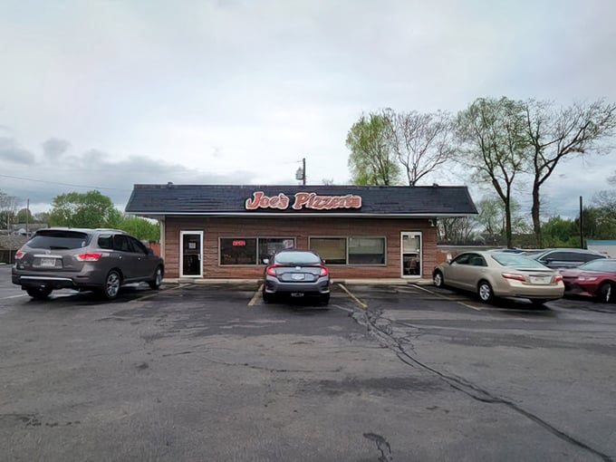 Joe's Pizzeria keeps it simple from the outside – saving all the excitement for what's on your plate. Dayton's hidden pizza treasure!