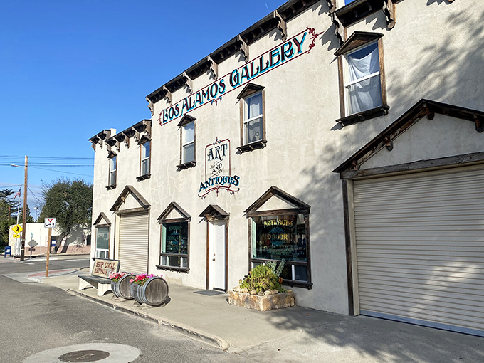 Los Alamos Gallery &ndash; where "rustic" isn't just a design choice, it's a way of life. This art haven looks like it could tell stories that would make Steinbeck reach for his notebook.