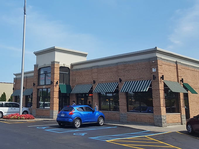 The green shutters and homey exterior of Louie's hide a breakfast kingdom worth crossing moats for.