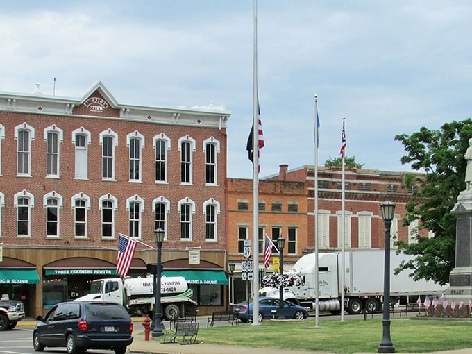 Millersburg's historic downtown buildings tell stories of generations past, while maintaining their dignified presence in the present.