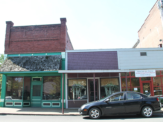 This historic brick building in New Harmony has witnessed generations of community-minded folks enjoying life without breaking the bank.