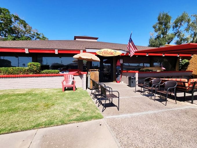 The Original Breakfast House's cheerful red trim signals the promise of homestyle cooking that puts chain restaurants to shame.