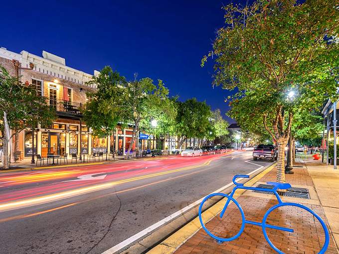 Pensacola's historic district showcases colorful buildings with distinctive balconies. Like New Orleans' charming cousin who moved to the beach.