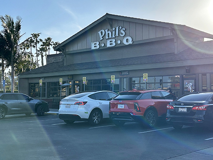 Phil's BBQ doesn't need fancy frills&mdash;just a parking lot full of cars and a line of devoted fans. When San Diegans willingly wait this long, you know something magical happens inside.