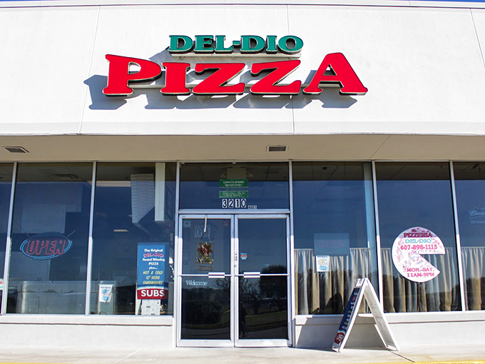 Pizzeria Del-Dio: No frills, just thrills &ndash; this unassuming storefront hides pizza treasures that locals have cherished for years.
