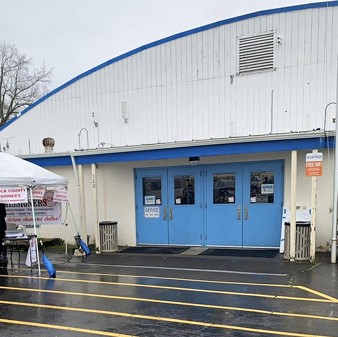 Polk Flea Market's cavernous space houses everything from practical farm tools to whimsical collectibles under one roof.