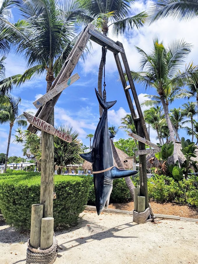 When even the directional signs point to "Mike's House," you know this fishing village has serious character and charm.