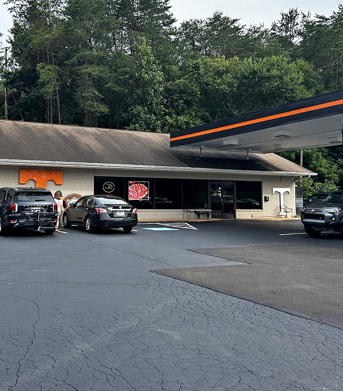 Look for the big orange "T" &ndash; Tennessee Pizza Company transformed this former gas station into a slice of heaven.
