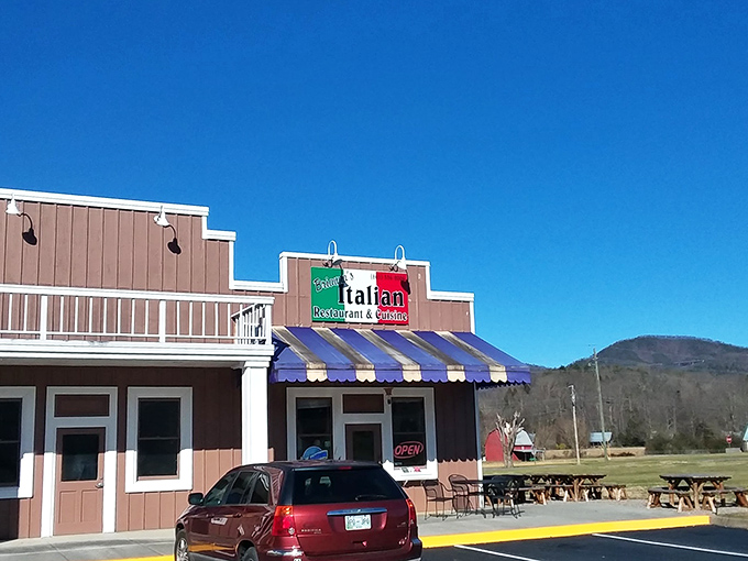 Townsend's mountain backdrop makes every Italian dinner taste like a vacation in the Smokies.