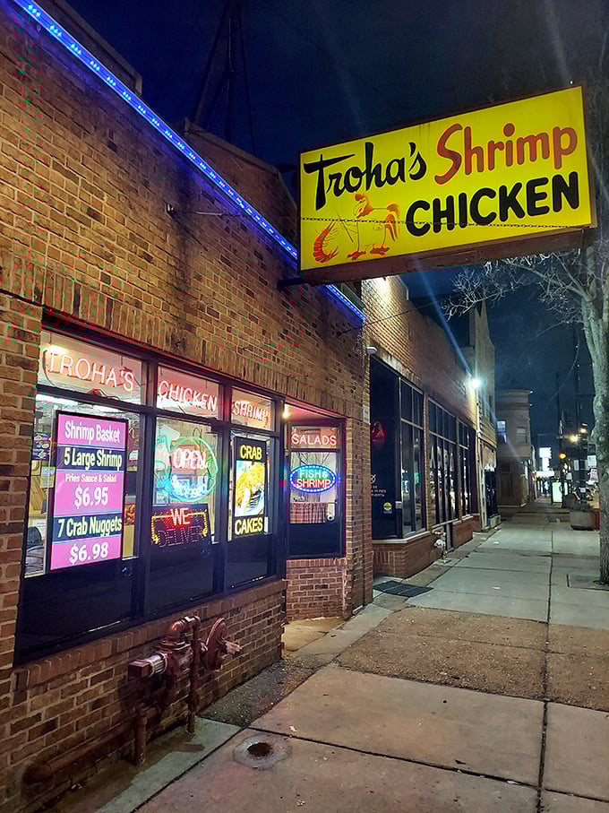 Troha's vintage sign has been guiding hungry Chicagoans to fried seafood bliss since before Instagram made food famous.