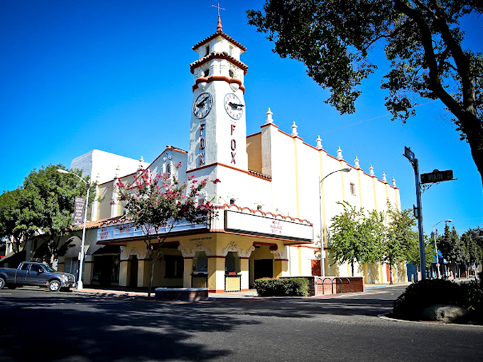 Visalia's historic Fox Theatre stands like a beacon of culture in the Central Valley. Movies, popcorn, and no surge pricing!