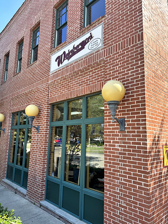 Weinberger's charming brick storefront in historic Grapevine looks like it was plucked straight from a Norman Rockwell painting.