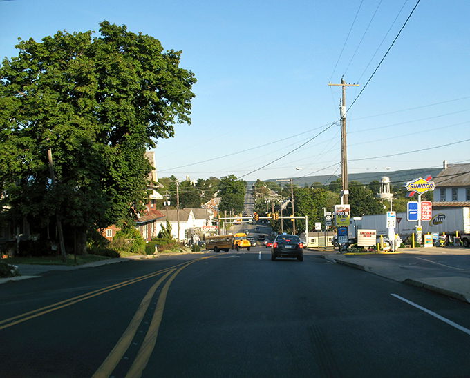 Rolling hills and open roads create the perfect Sunday drive through Pennsylvania's heartland countryside beauty.