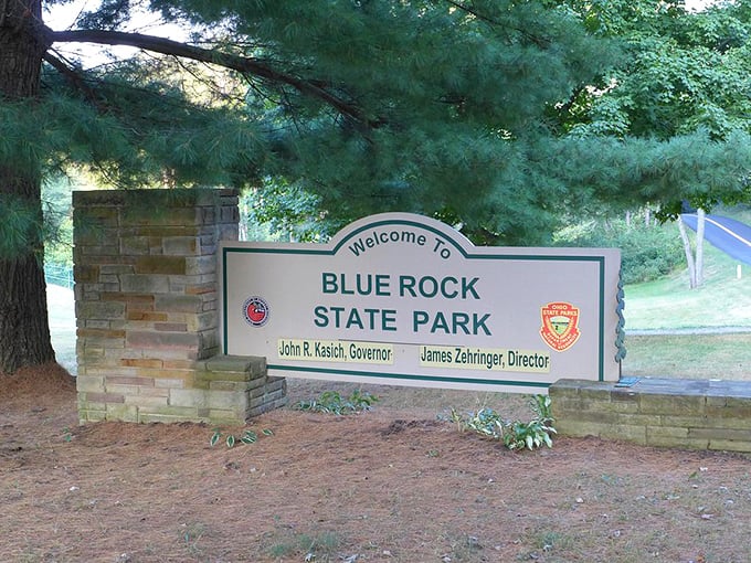 A charming gazebo at Blue Rock offers shelter and million-dollar views. The perfect spot for contemplating life's big questions&mdash;or just enjoying a sandwich.